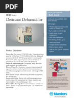 Munters HCD Series: Modular Desiccant Dehumidifiers | PDF | Mechanical Engineering | Engineering ...