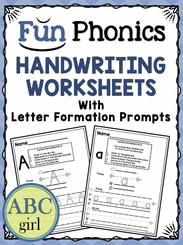 Fundations Handwriting Worksheets | PDF | Written Communication ...