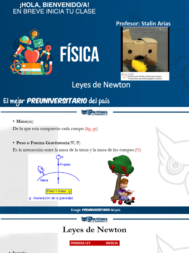 Leyes de Newton | PDF | Las leyes del movimiento de Newton | Fuerza