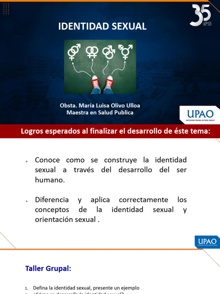 Clase 11 - Identidad Sexual | PDF | Transgénero | Estudios LGBTQIA+