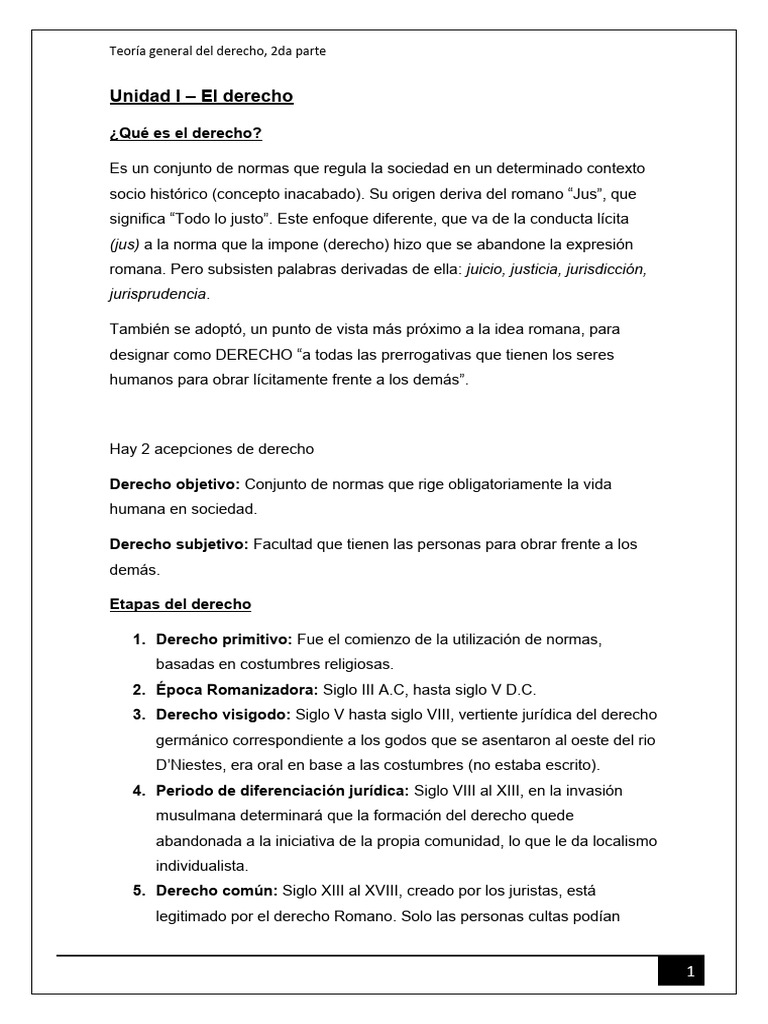 TGD - Primera Parte | PDF | Caso de ley | Derechos humanos