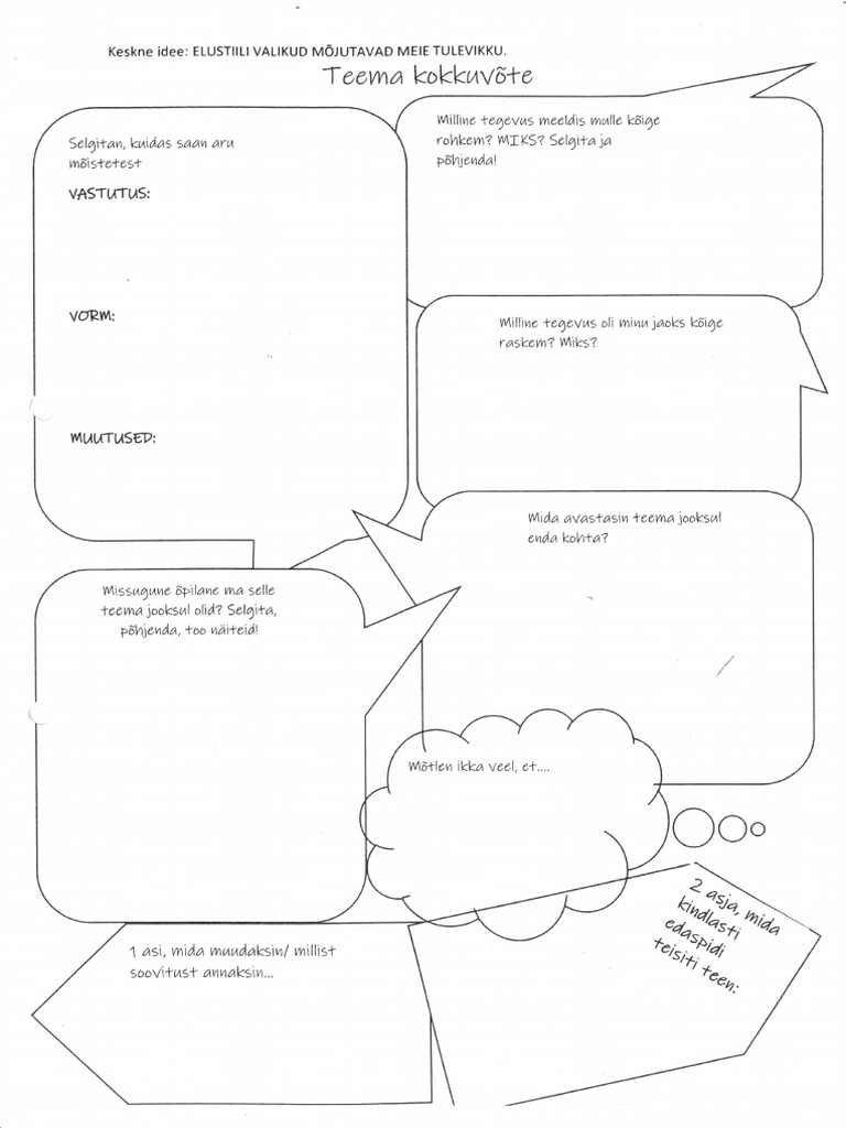 Loodusõpetus Teema Töö | PDF