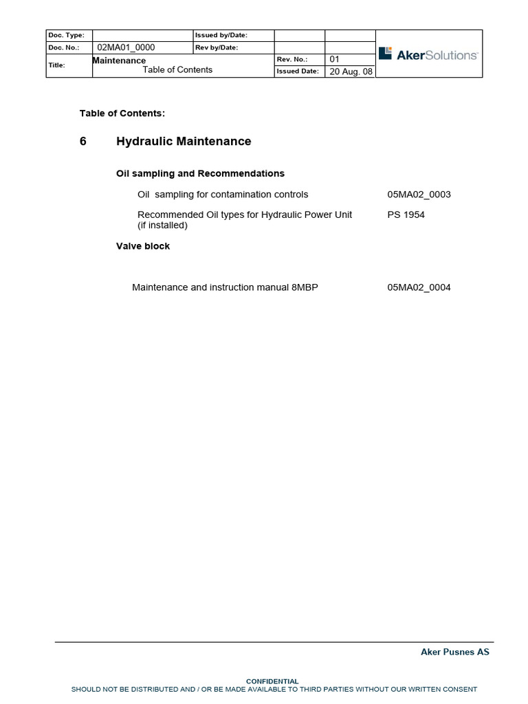 06 Hydraulic Maintenance | PDF | Valve | Mechanical Engineering