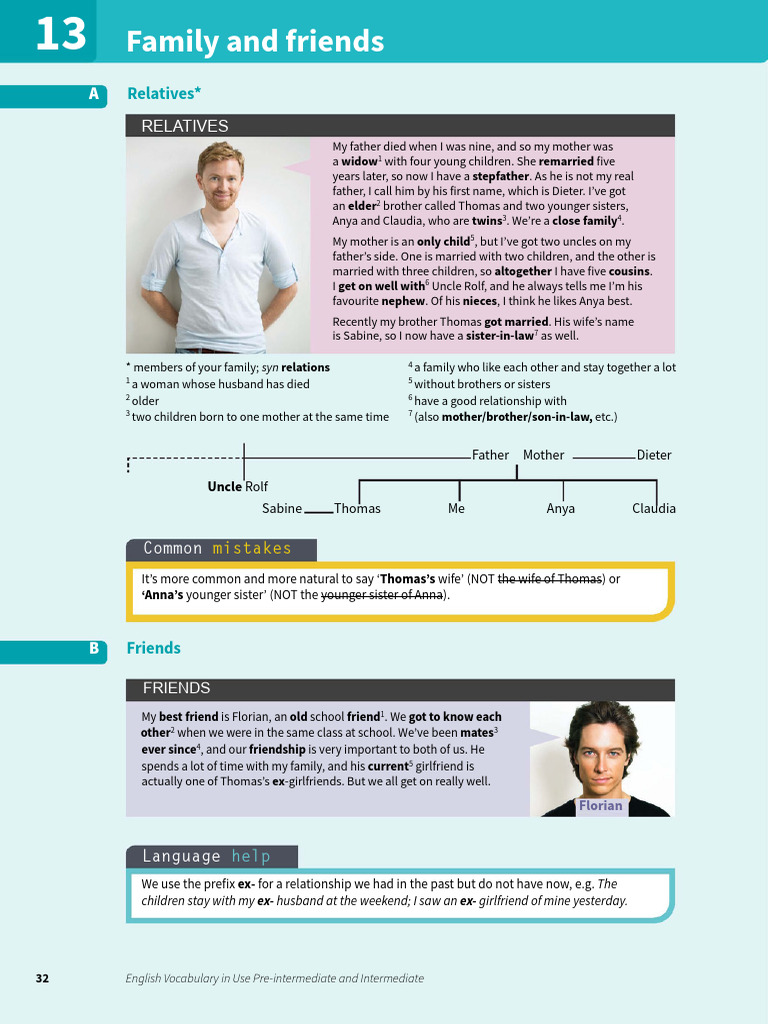 Family and Friends, Growing Up, Marriage | PDF | Family | Wedding