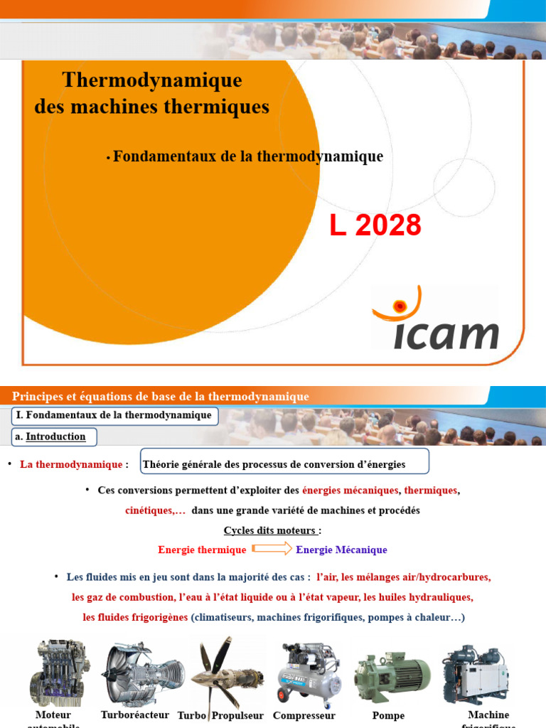 C4 Cours Thermo 1ere partie bases | PDF | Chaleur | Thermodynamique