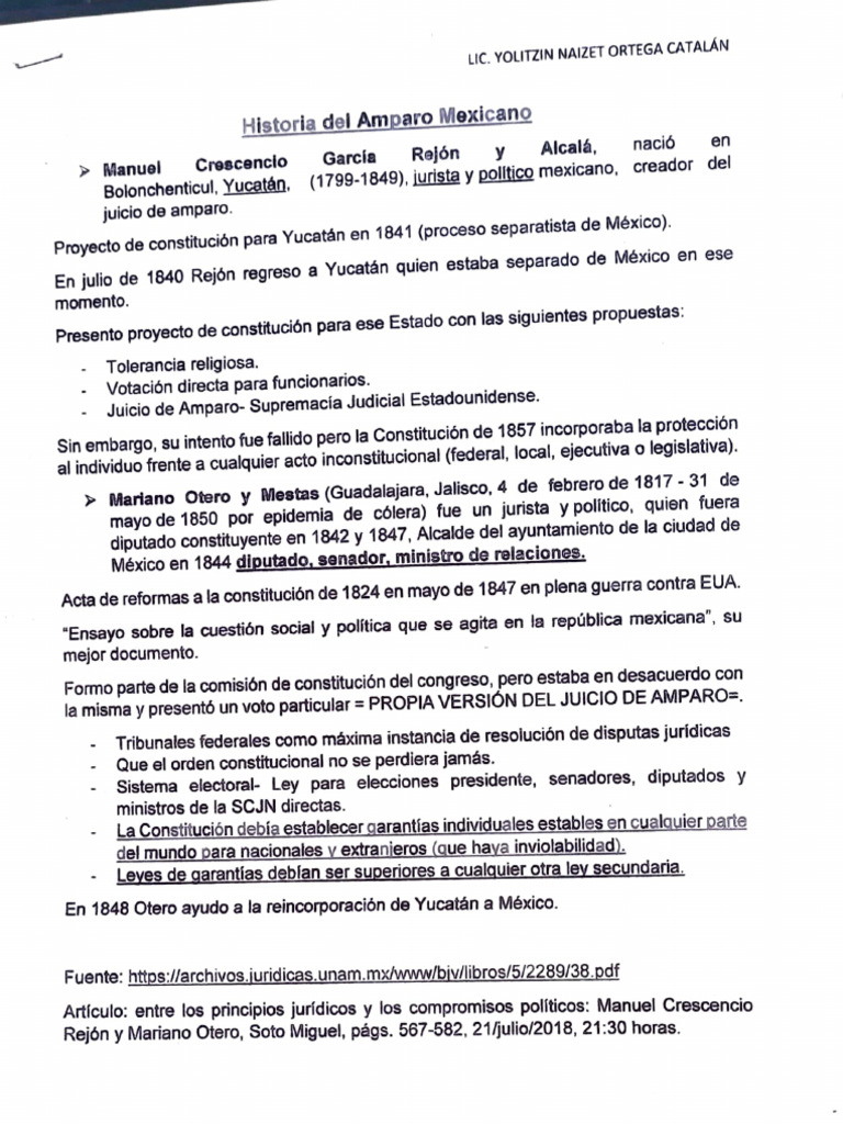 Historia del Amparo en México | PDF | Gobierno | Justicia