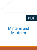 Lecture 3 Minterms and Maxterms | PDF | Boolean Algebra | Teaching Mathematics