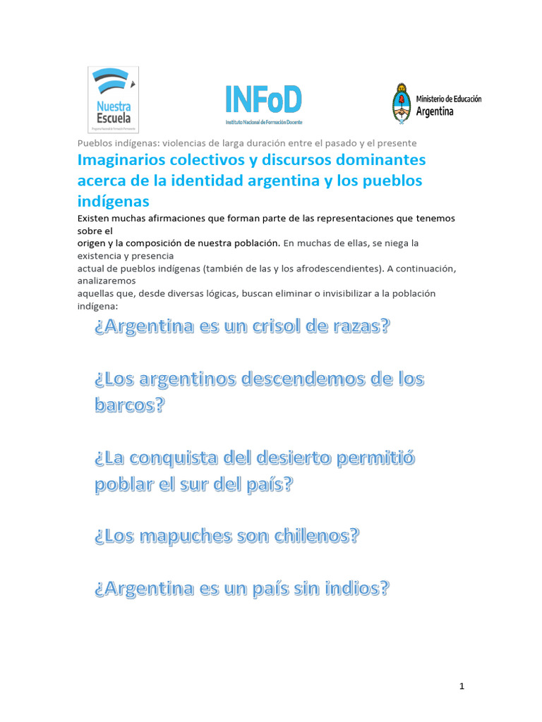 Violencias de Larga Data - Pueblos Indígenas en El Pasado y El Presente ...