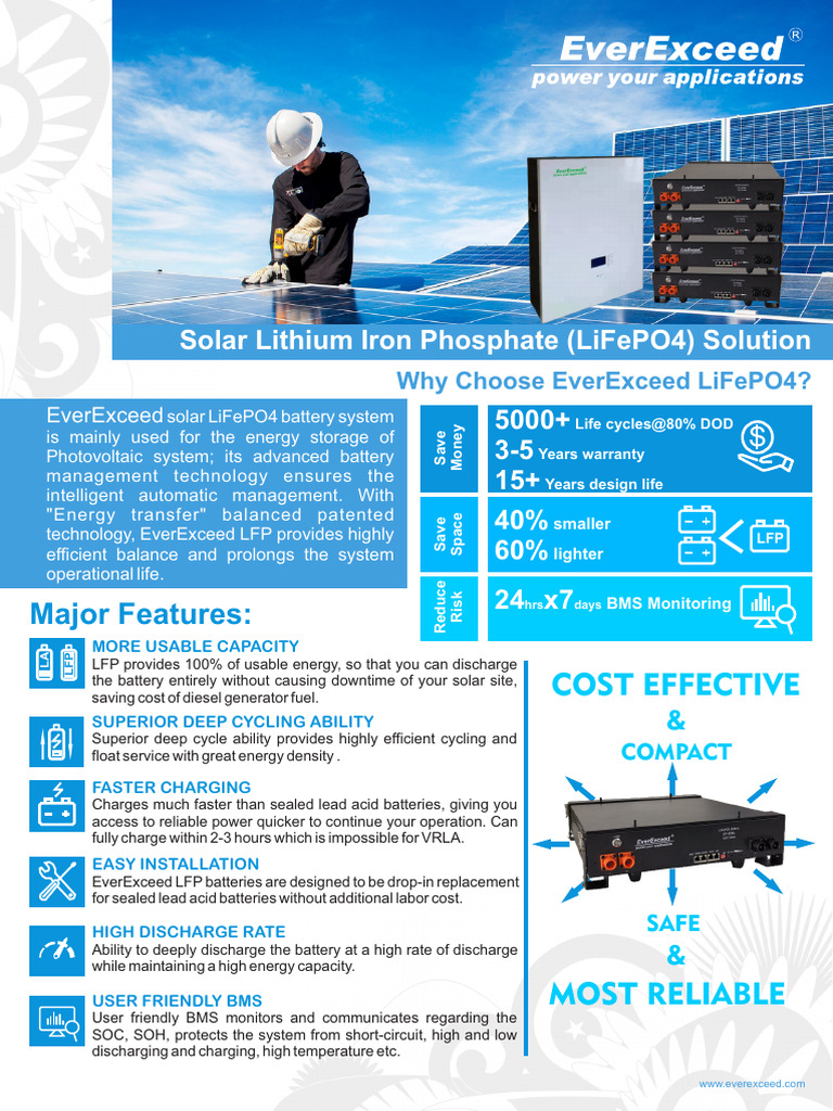 Everexceed - Lithium - Ep - 48100 - 15b - LCD - Datasheet | PDF ...