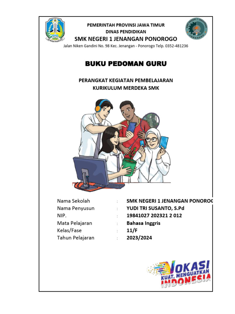 Modul Ajar BIG 11 | PDF | Seni & Disiplin Bahasa