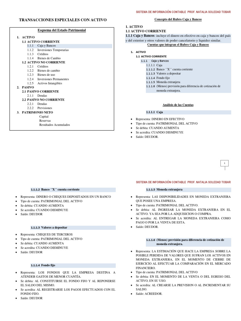 SIC Material Teorico y Practico para Imprimir San Jorge Imprimir | PDF | Contabilidad | Bancos