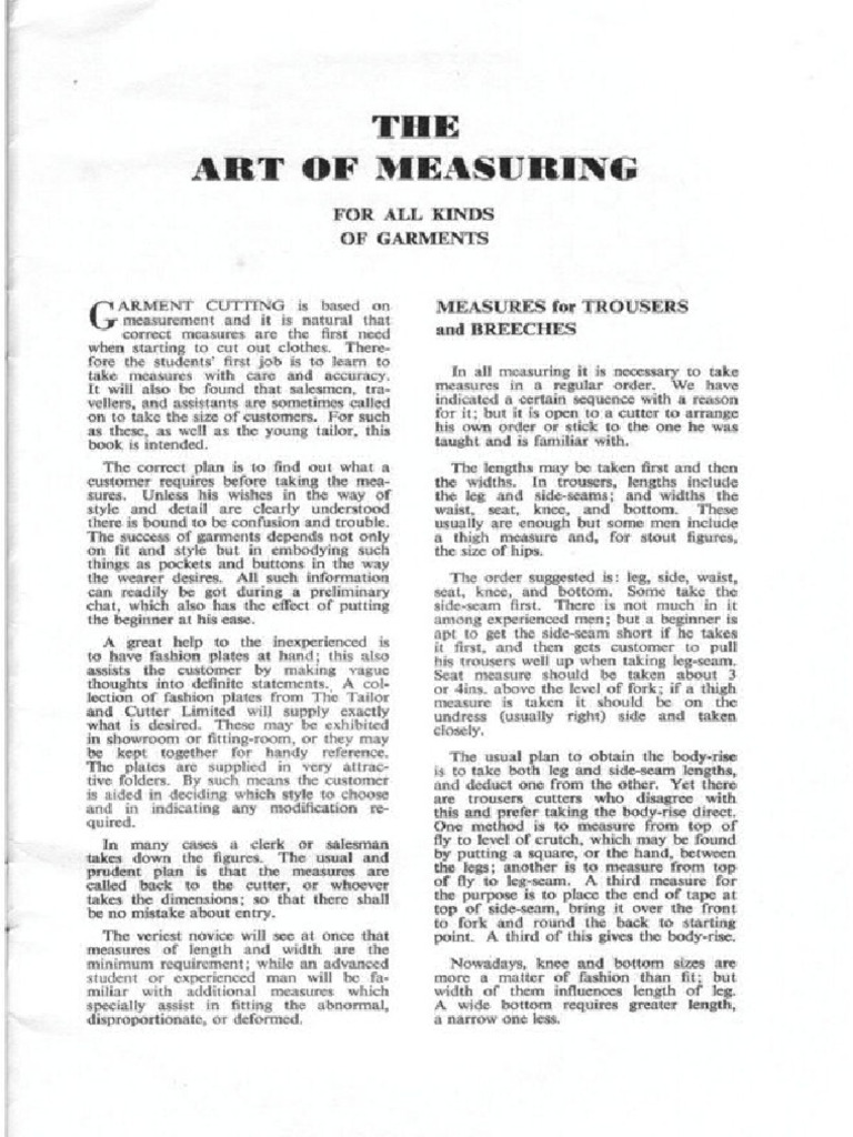 The Art of Measuring | PDF