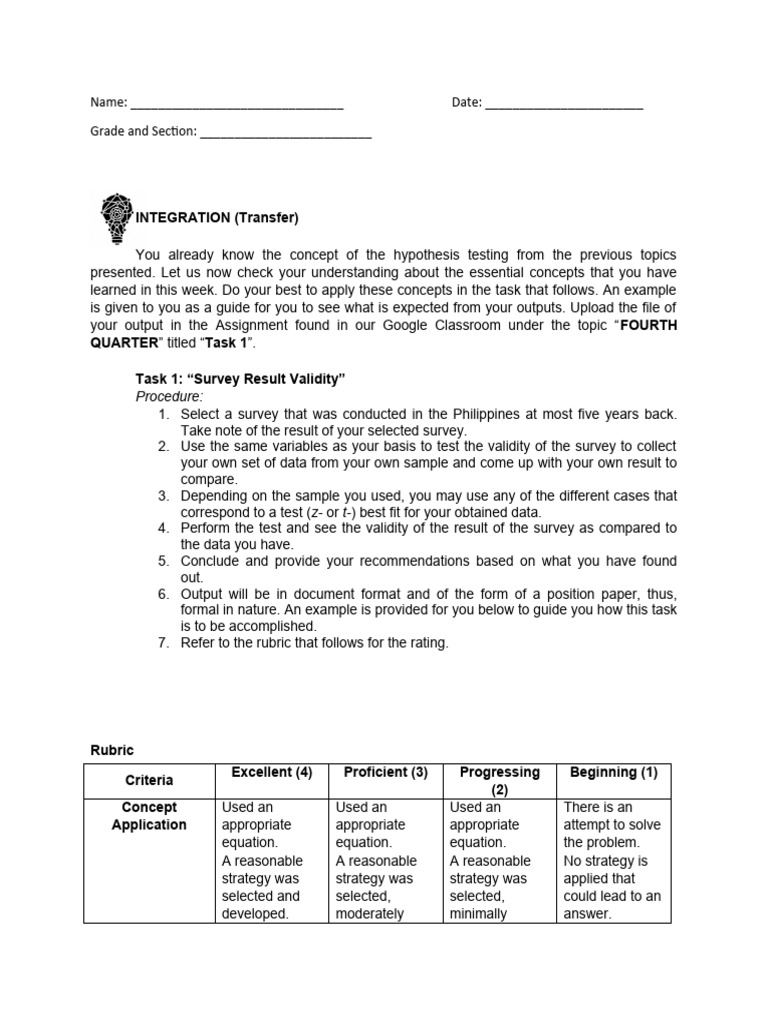 Task 1 | PDF | Statistics | Science