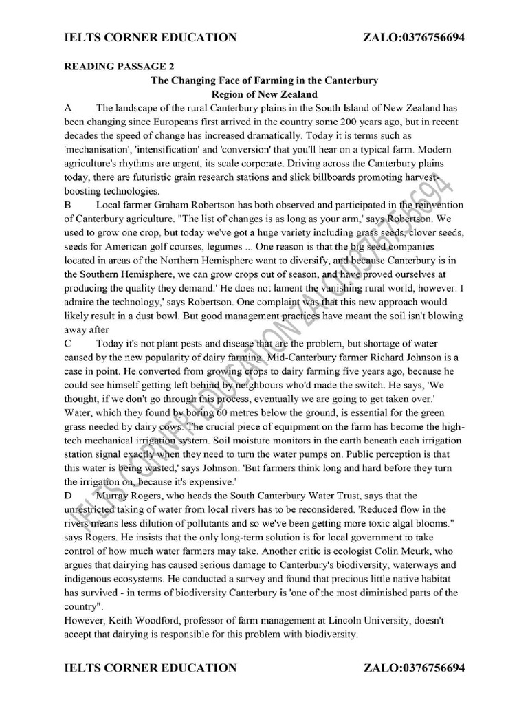 9 Passages Reading | PDF