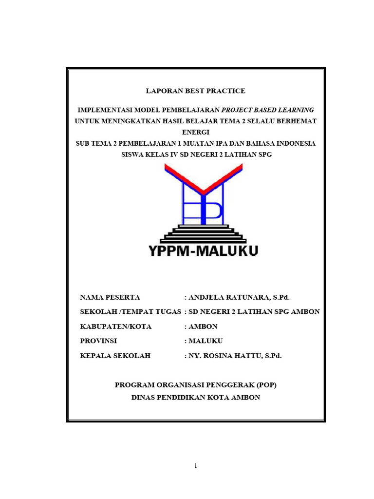 LK 9 Laporan Best Practice | PDF