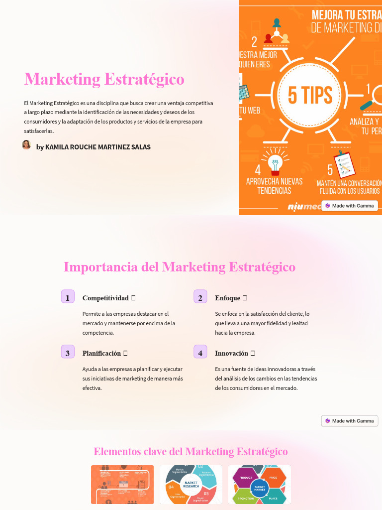 Marketing Estrategico | PDF | Marketing | Mercado (economía)