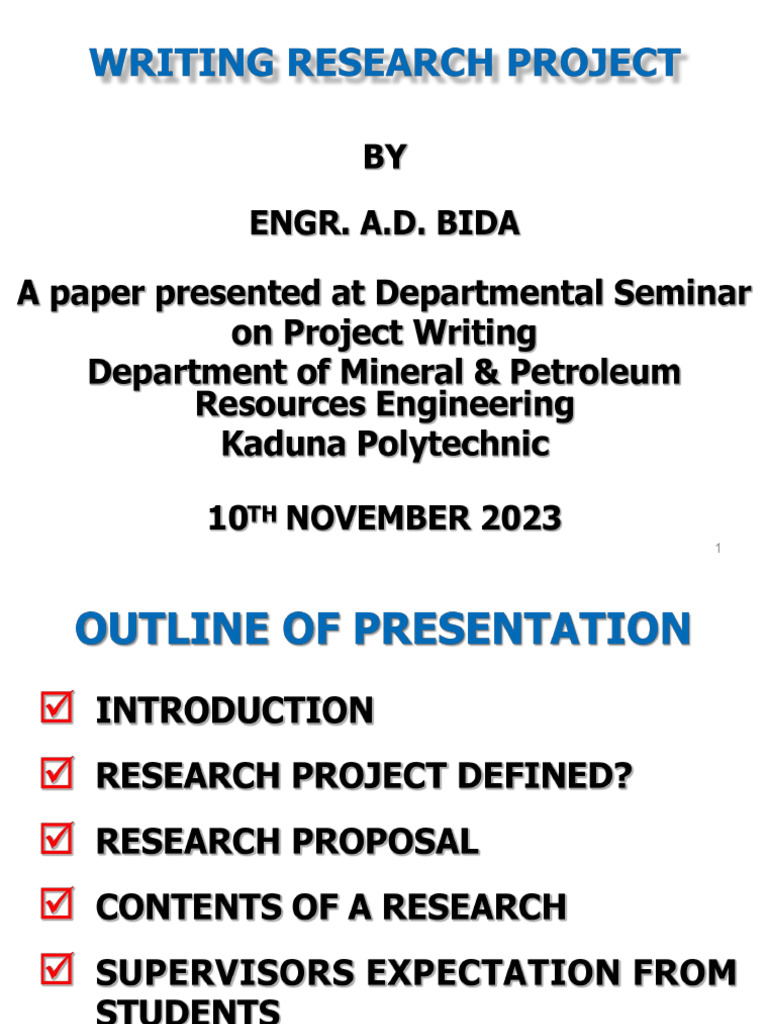 Writing Research Project 2023 | PDF | Methodology | Science