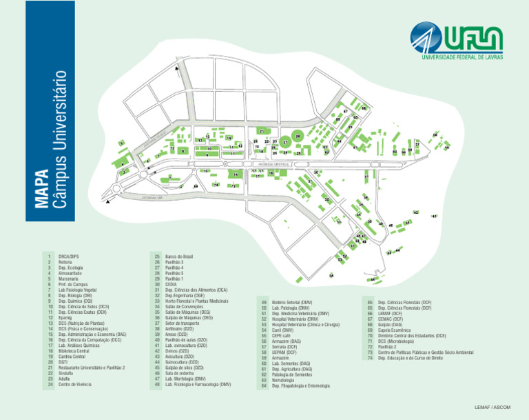Mapa Da UFLA | PDF | Medicina Veterinária | Science
