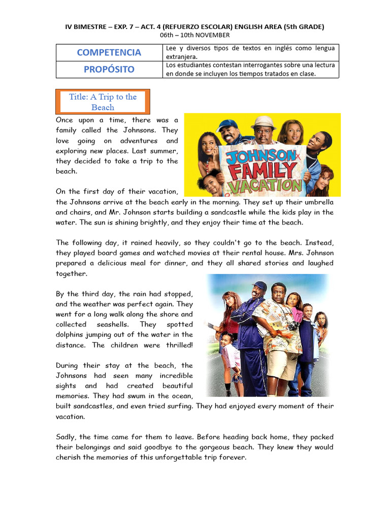 FICHA 4 REFORZAMIENTO EXP.7 IV BIMESTRE | PDF