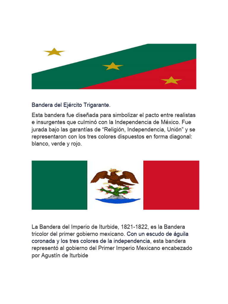 Bandera Del Ejército Trigarante | PDF