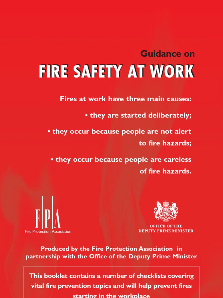 Workplace Fire Safety Guidelines | PDF | Fire Safety | Fires