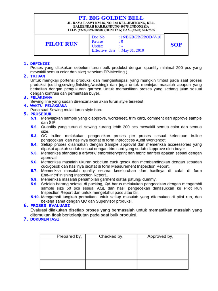 16 Pilot Run SDH | PDF