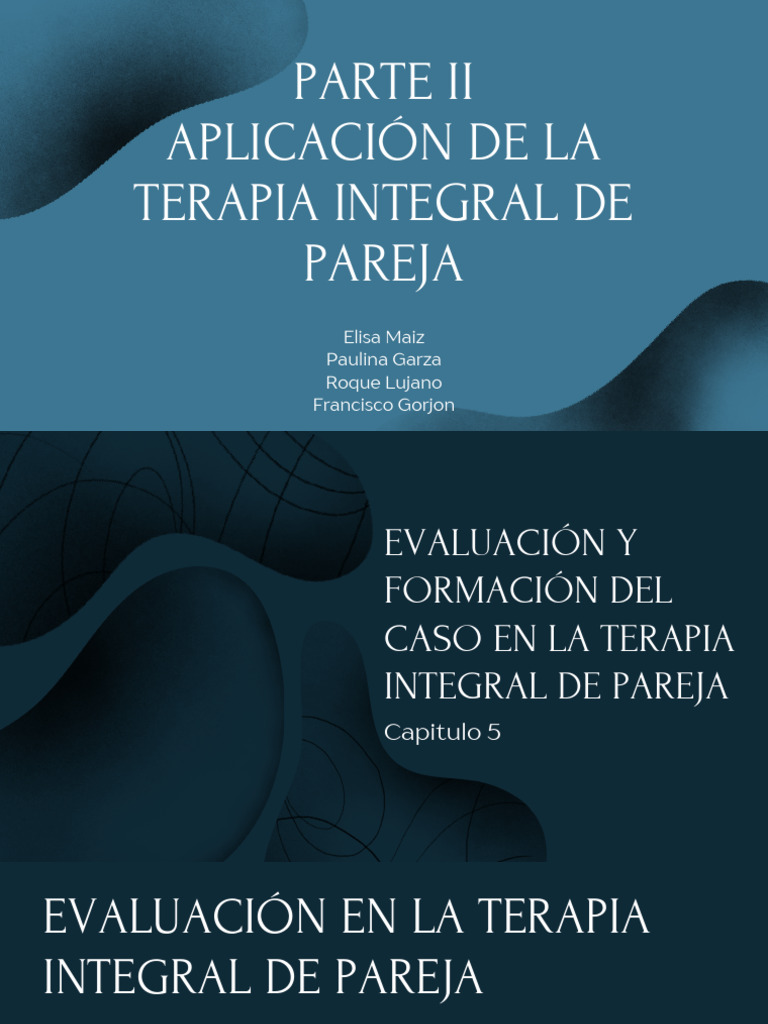 Terapia Integral Pareja Cap. 5-10 | PDF | Comportamiento | Comunicación