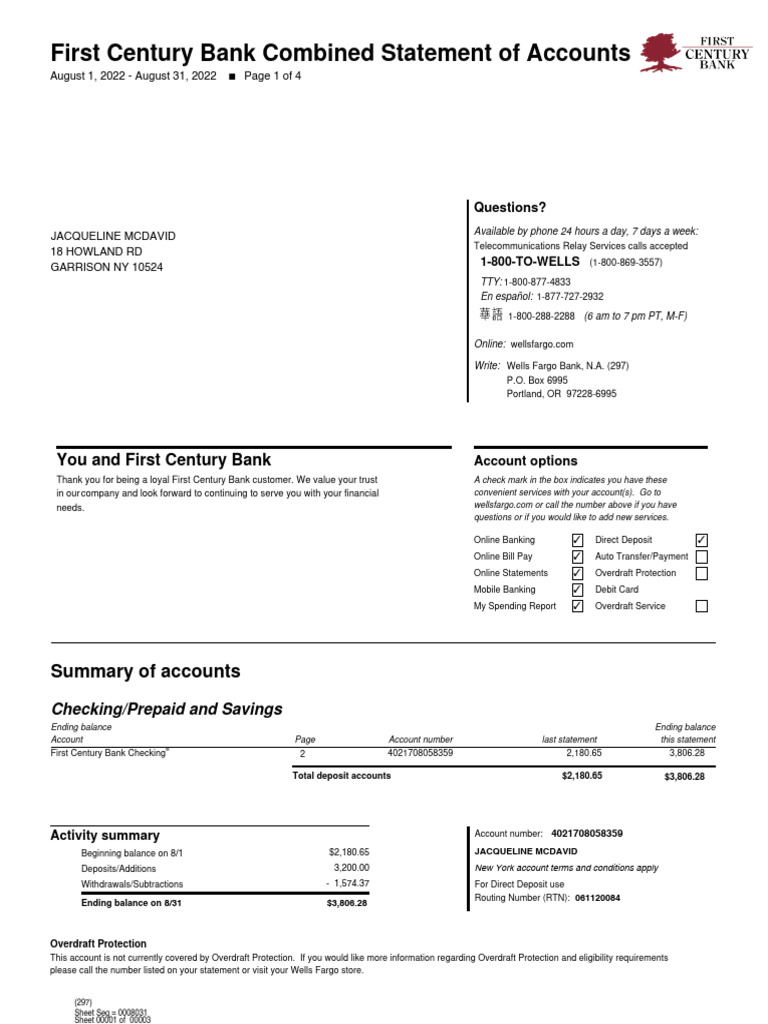 Statement | PDF | Transaction Account | Debit Card
