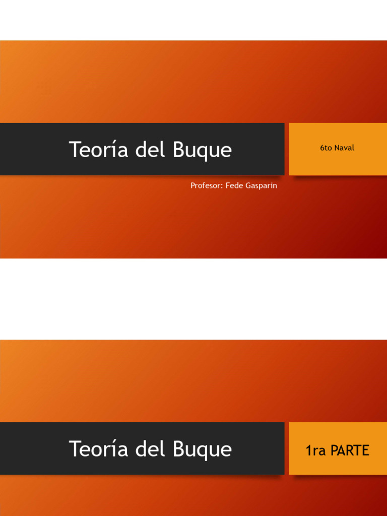 TDB - 1ra Parte | PDF | Flotabilidad