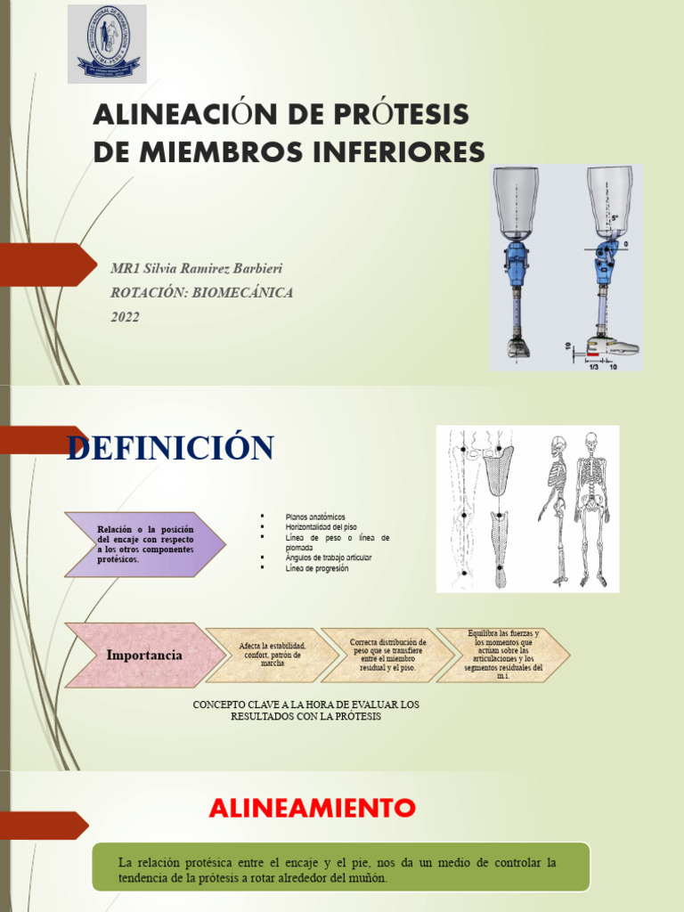 ALINEAMIENTO PROTÉSICO Silvia | Descargar gratis PDF | Rodilla | Pie