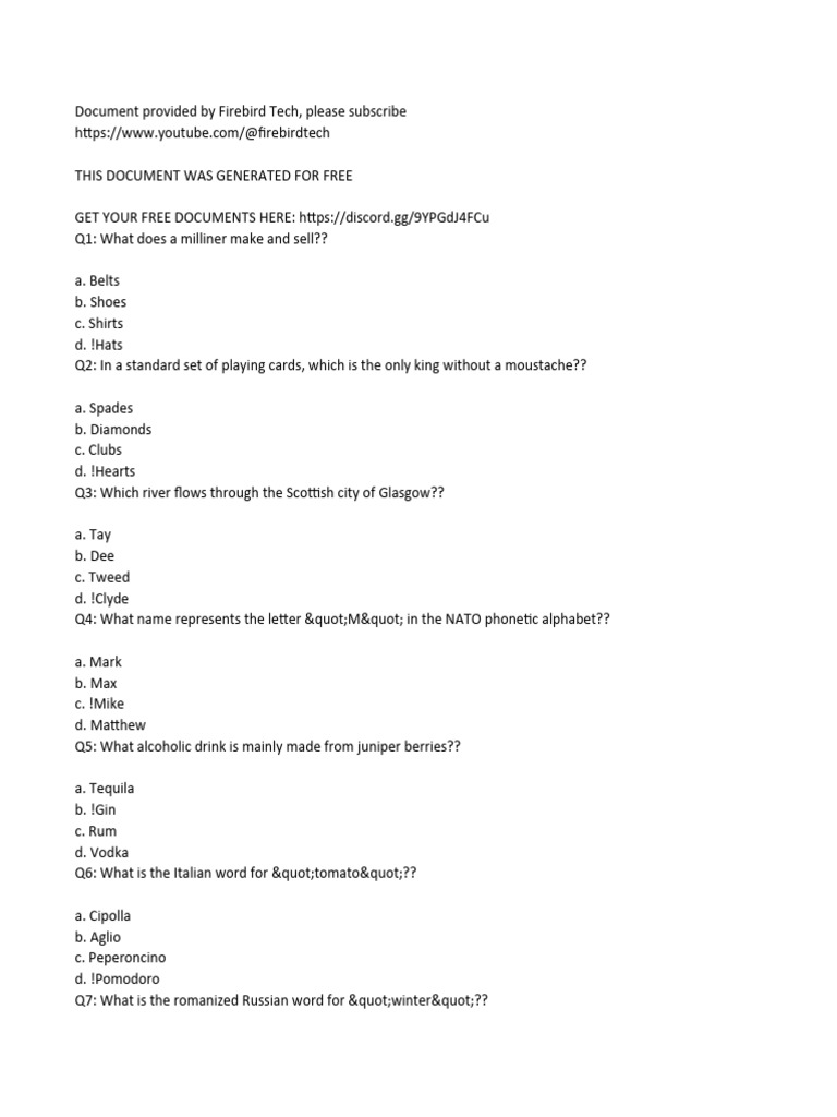 GUYD Lessons 1 | PDF