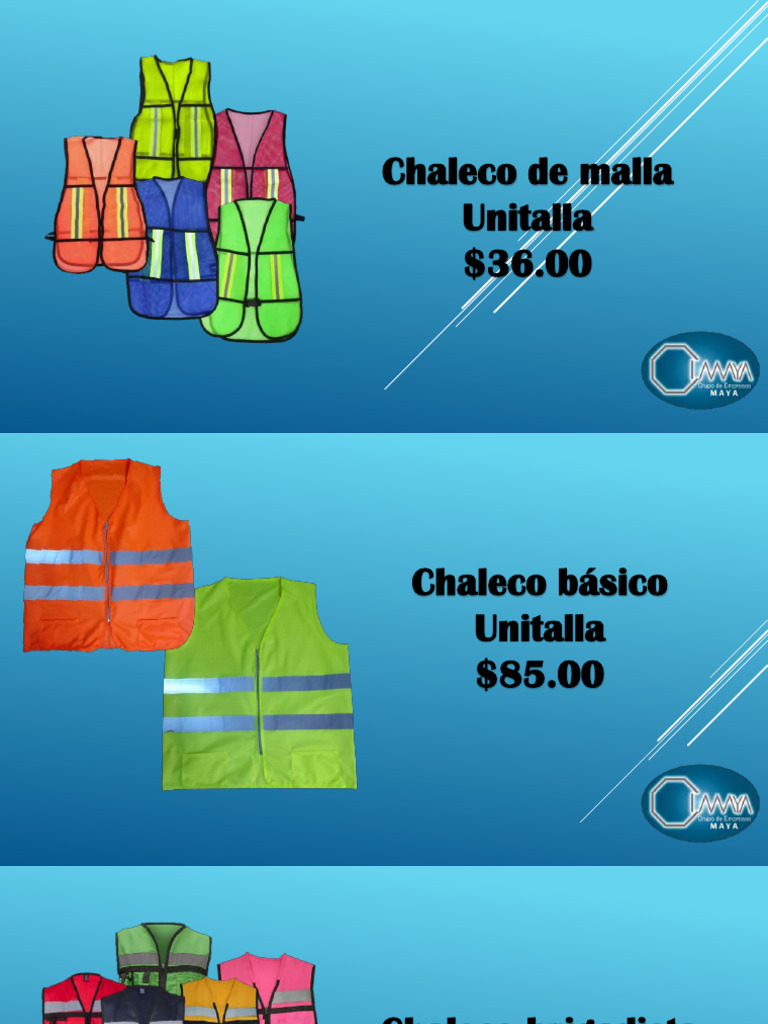 Catalogo Chalecos de Seguridad | PDF