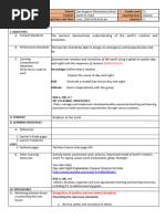 Lesson Plan With Cot Indicator | PDF | Learning | Educational Assessment
