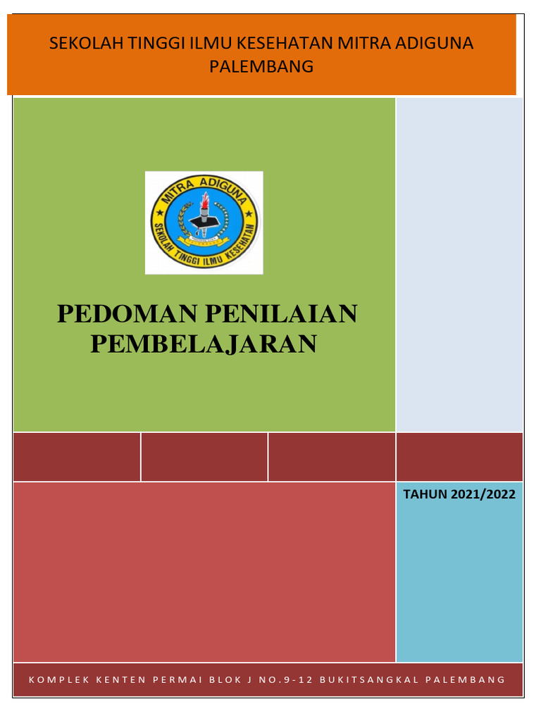 32. Pedoman Penilaian Pembelajaran Mitra 2022 | PDF