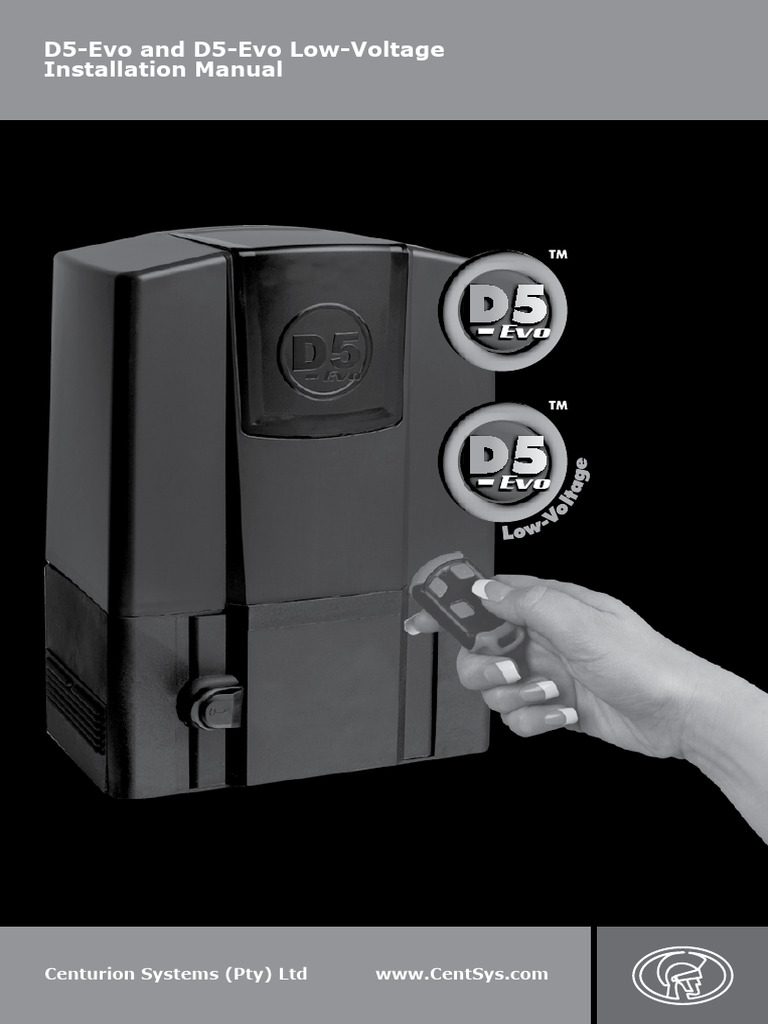 D5-Evo and D5Evo Low-Voltage Manual | PDF | Fuse (Electrical ...