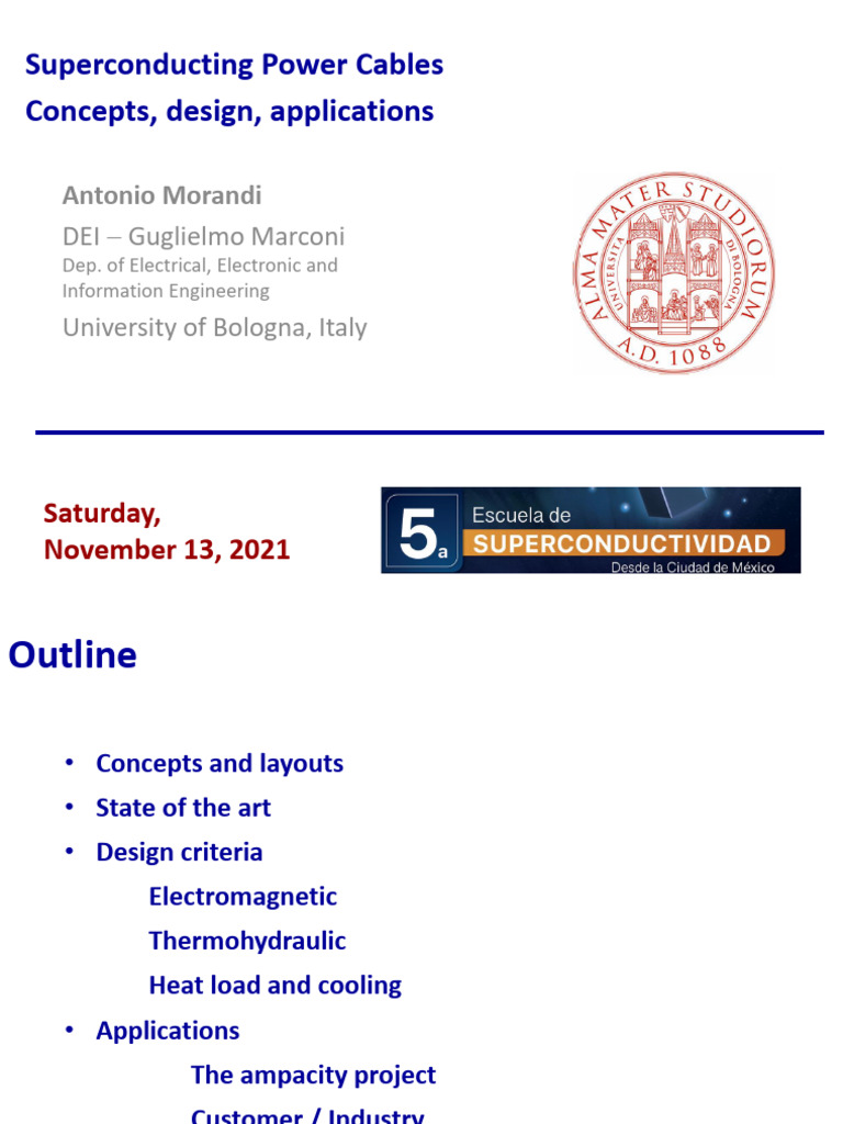 Slides SC CABLE Bologna | Download Free PDF | High Voltage Direct ...