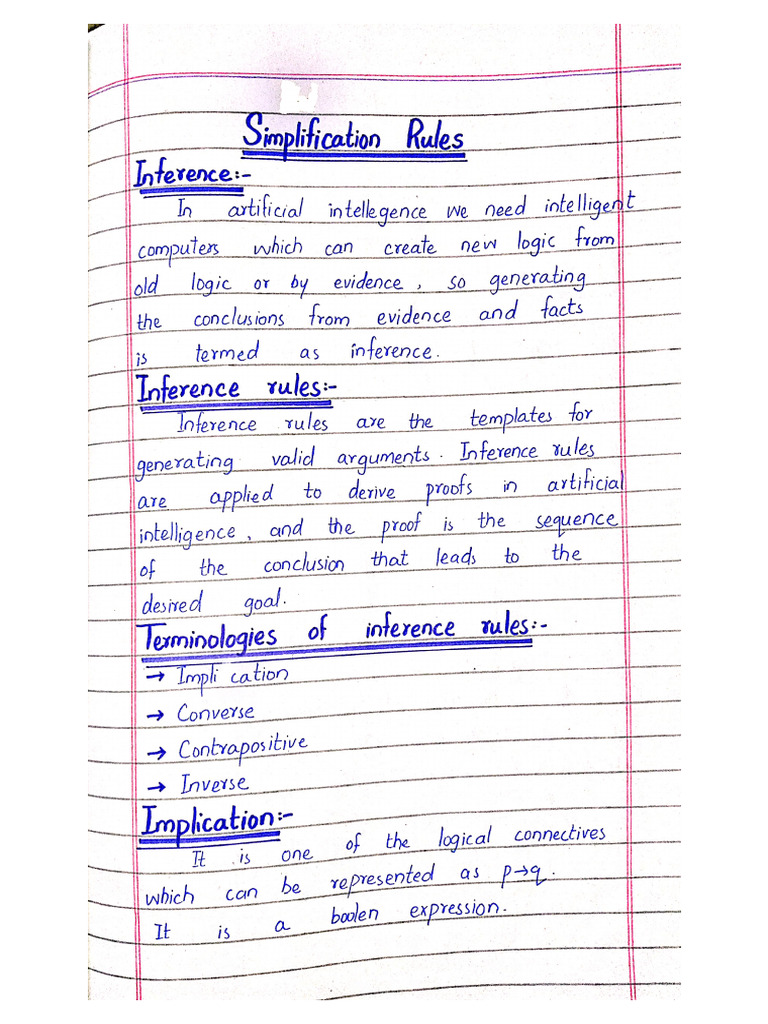 #12 Simplification Rule | PDF