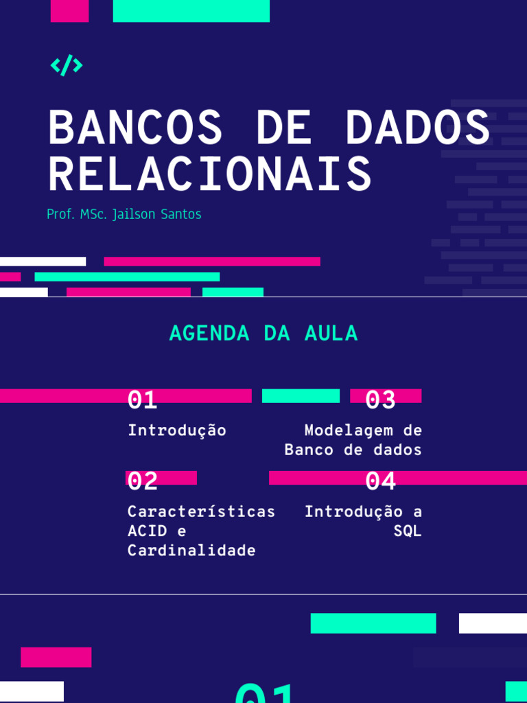Introdução A Banco de Dados Relacionais e SQL | PDF | SQL | Bancos de dados Introdução A Banco de Dados Relacionais e SQL | PDF | SQL | Bancos de dados