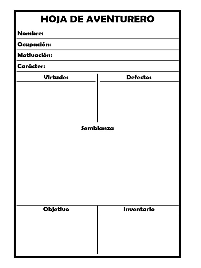 Oraculum Hojas de Juego | PDF