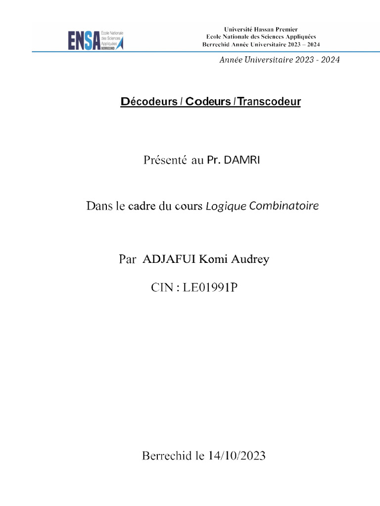Codeur | PDF