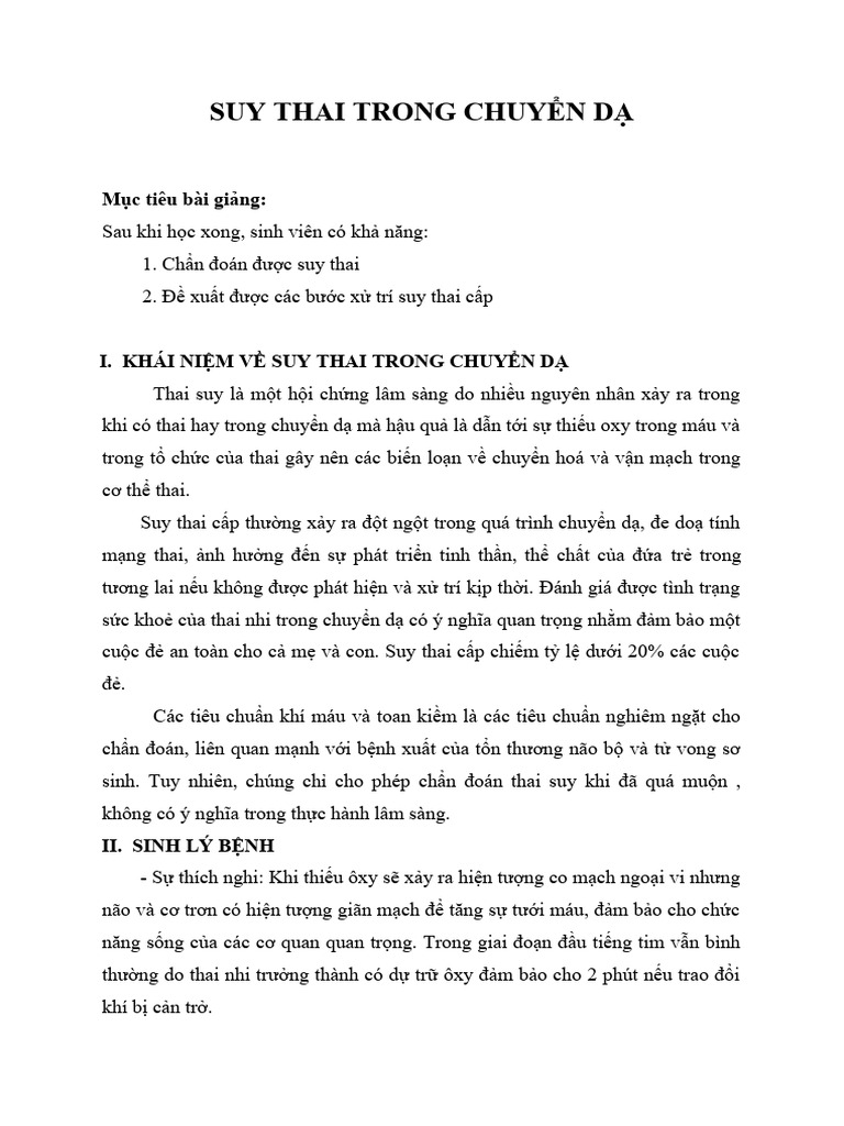 Suy Thai | PDF