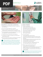 WHO Surgical Hand Scrubbing Technique | PDF | Hand | Limbs (Anatomy)
