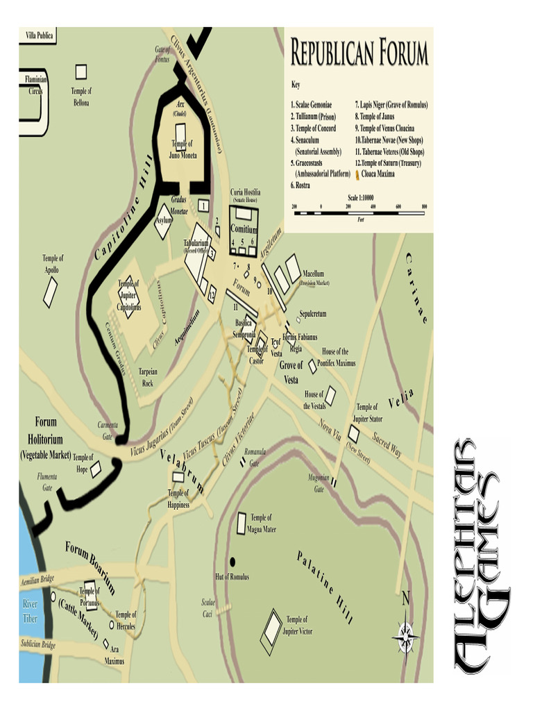 BRP - Rome - Map of Republican Forum | PDF