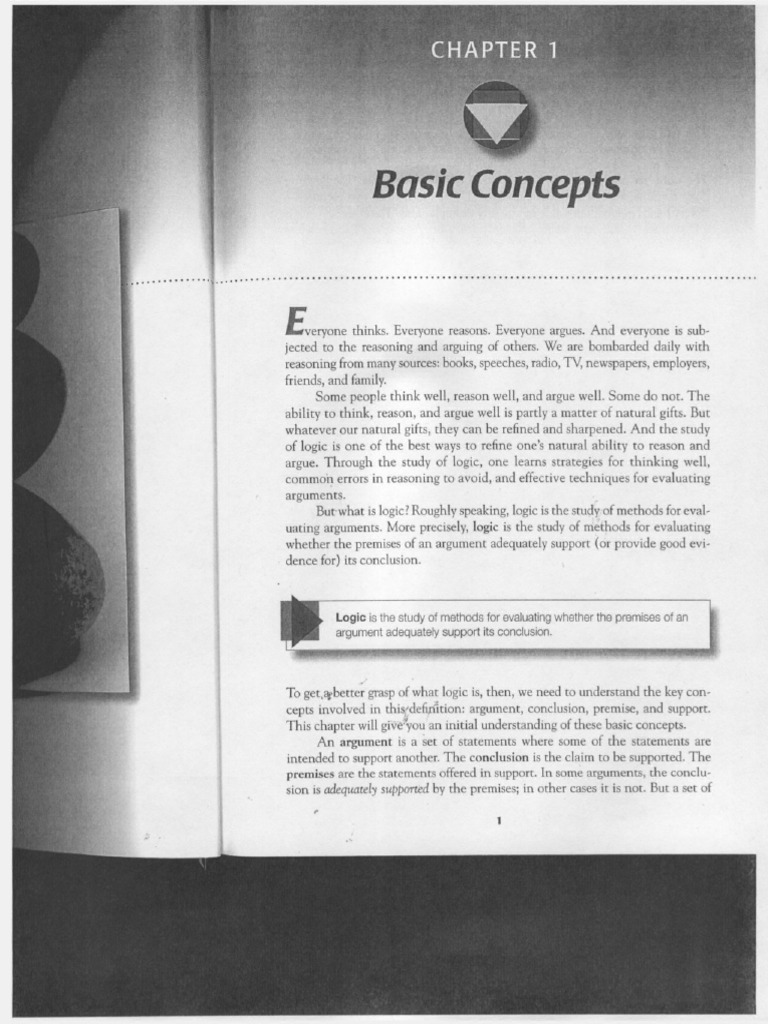 The Power of Logic, 5th Ed., Chapter 1 (First Half) | PDF