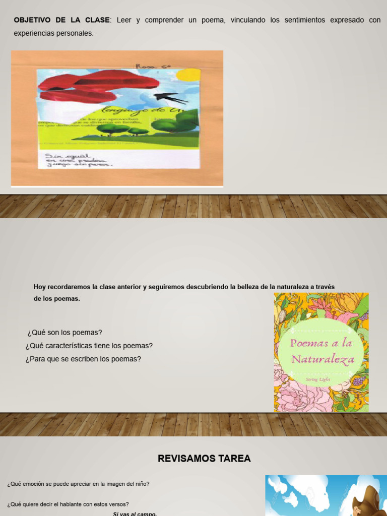 CLASE 2 - 5° Lenguaje (Unidad 2) | PDF | Poesía