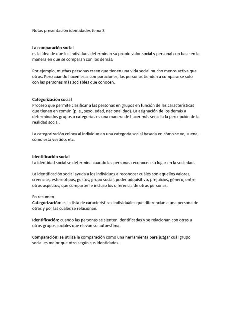 Notas Tema 3 Identidades | PDF