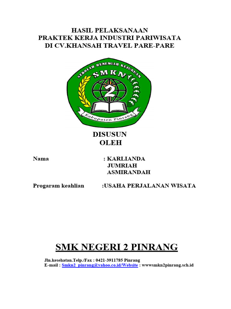 Laporan Kegiatan Prakerin CV - Khansa | PDF | Karier & Perkembangan