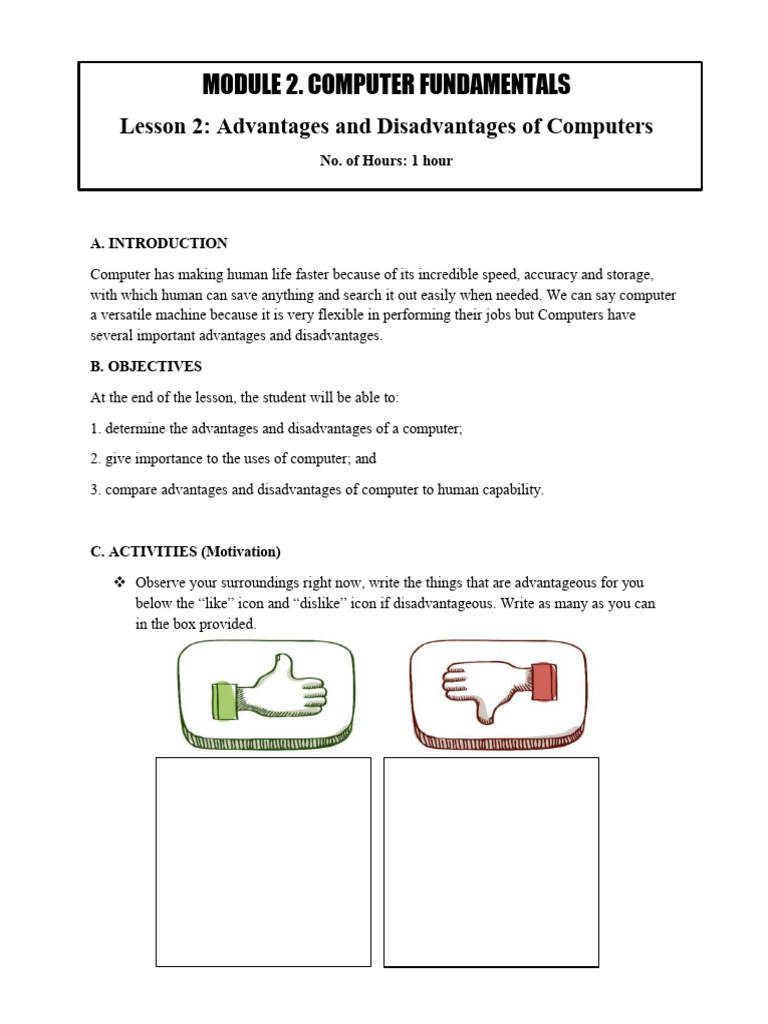 Computer Fundamentals MODULE 2 LESSON 1 | PDF | Computer Data Storage | Computer Program