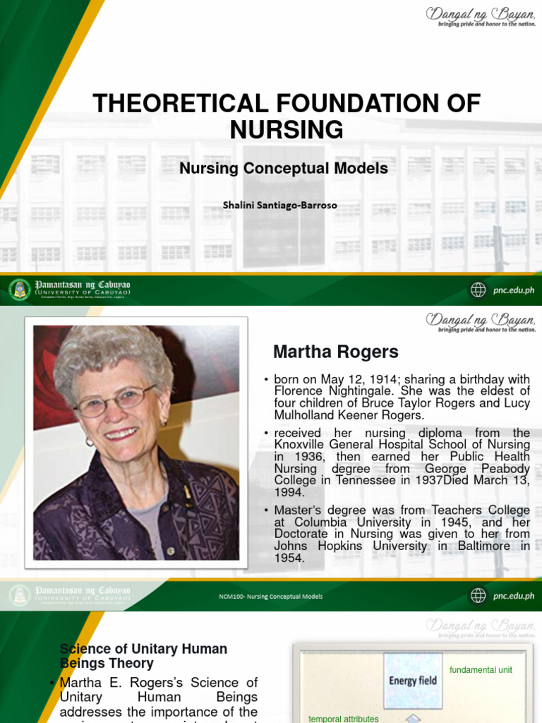 NCM100-Nursing Conceptual Models | PDF | Nursing | System