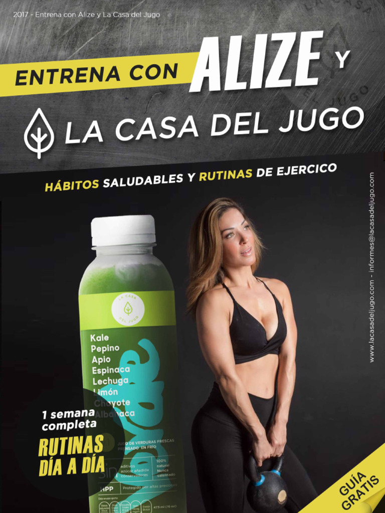 Entrena Con Alize y La Casa Del Jugo | PDF | Salud y bienestar
